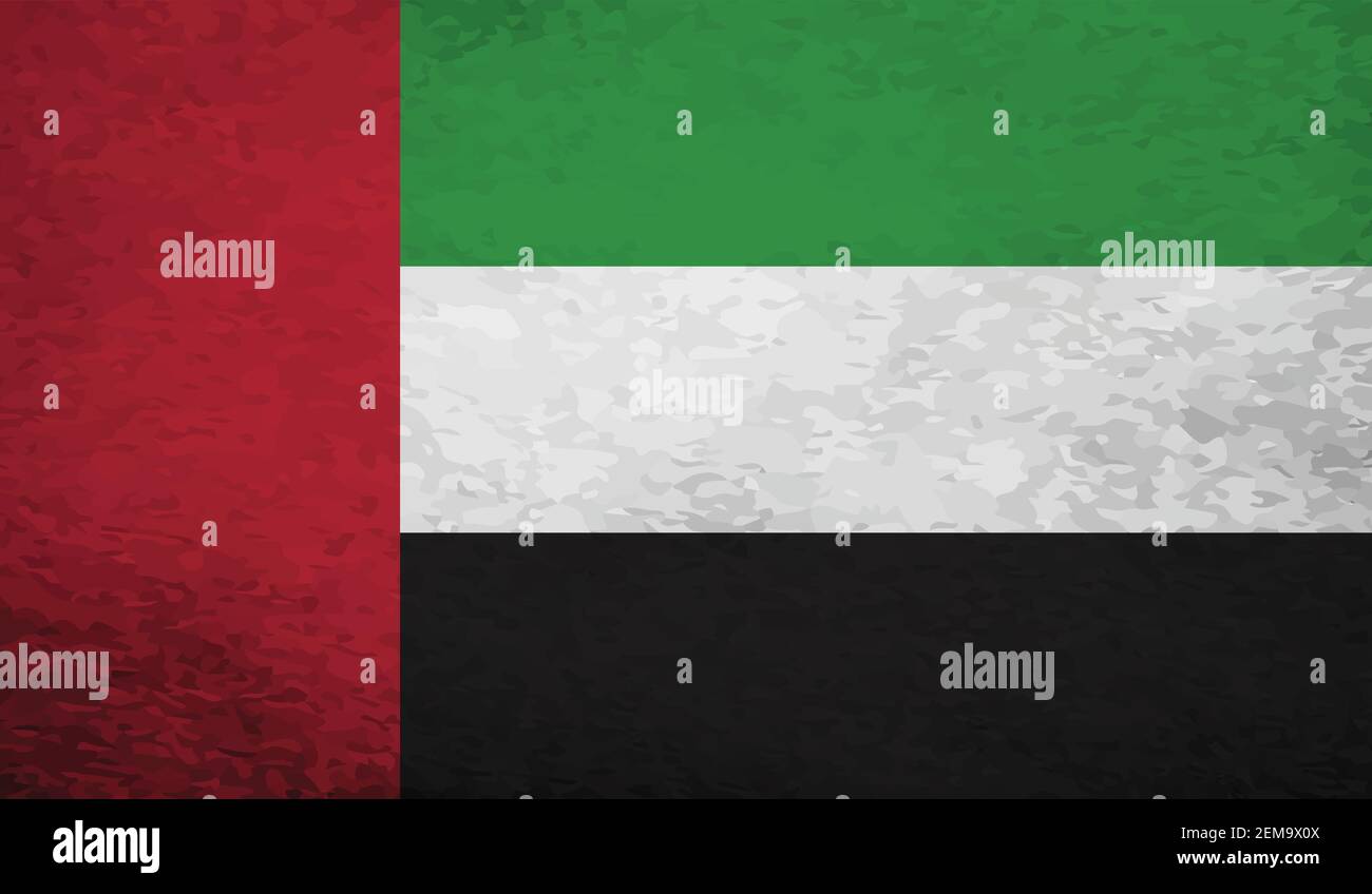 Flag of the United Arab Emirates Arabic Color Vector Eps Download Stock ...