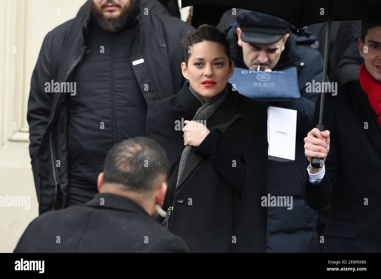 Marion Cotillard - Les celebrites arrivent au defile Chanel au Grand ...