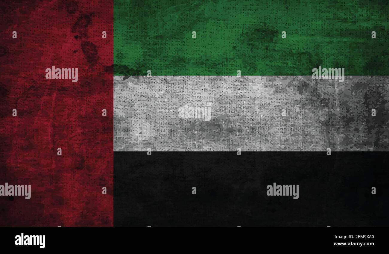 Flag of the United Arab Emirates Arabic Color Vector Eps Download Stock ...