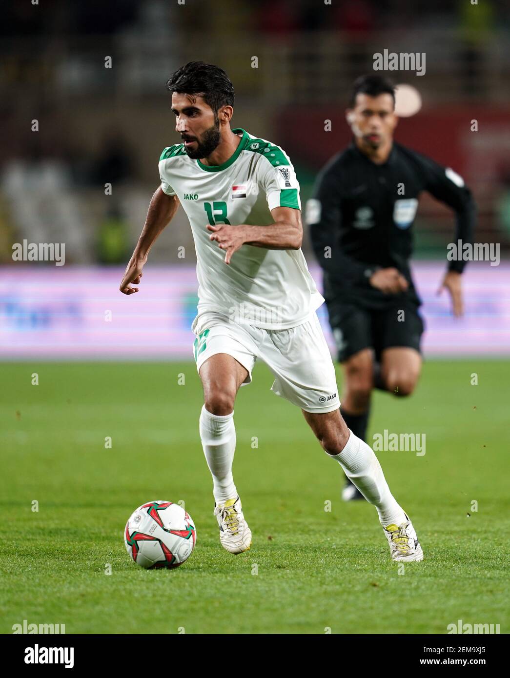 January 22, 2019 : Bashar Resan of Iraq during Qatar v Iraq at the ...