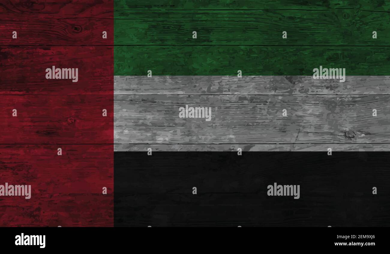 Flag of the United Arab Emirates Arabic Color Vector Eps Download Stock ...