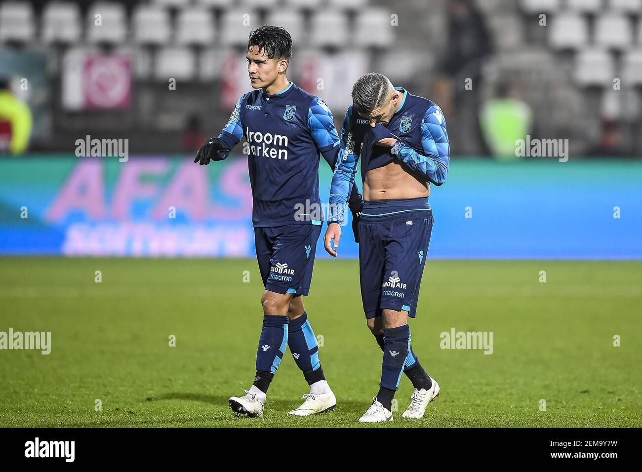 ALKMAAR , 22-01-2019 , AFAS stadion , season 2018 / 2019 , Dutch KNVB ...