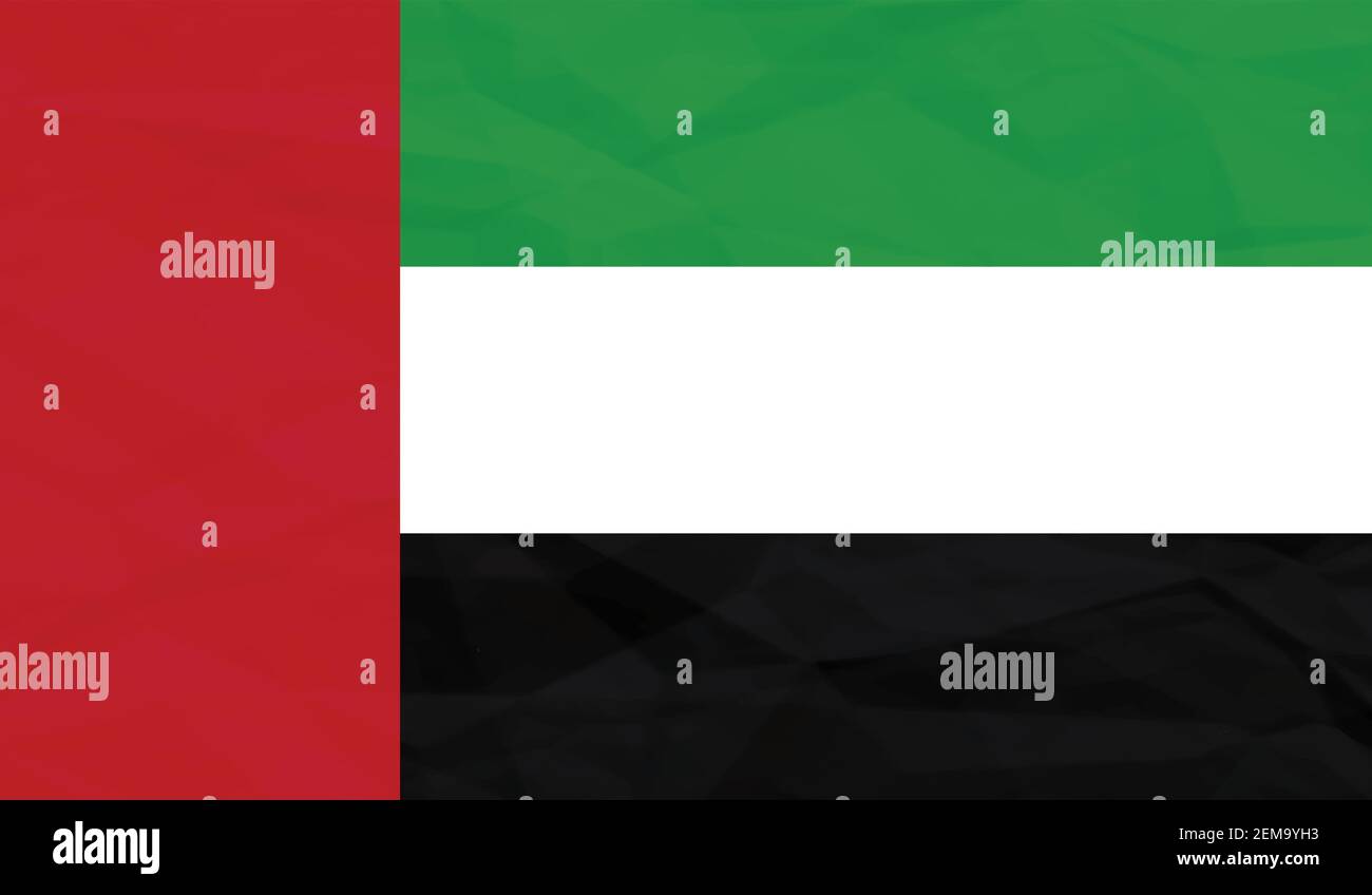 Flag of the United Arab Emirates Arabic Color Vector Eps Download Stock ...