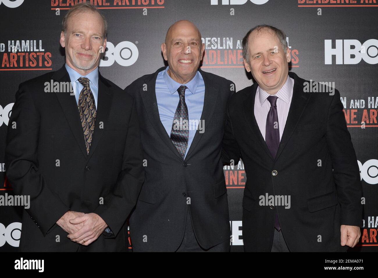 (L-R) Filmmakers Steve McCarhty , John Block and Jonathan Alter attend ...