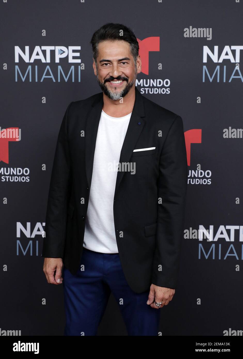 MIAMI BEACH, FL - JANUARY 22: Gabriel Porras arrives at Telemundo ...