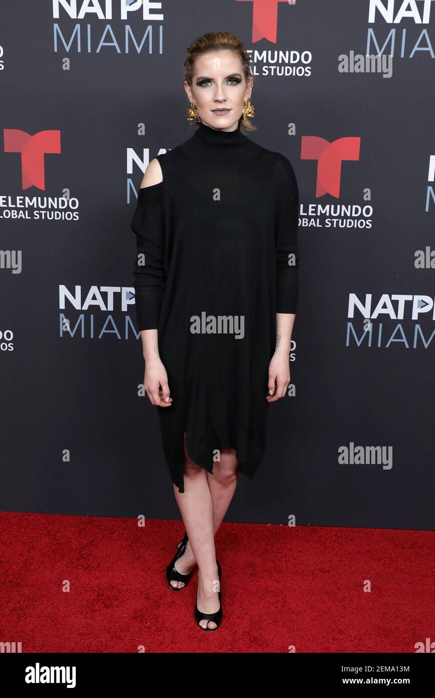 MIAMI BEACH, FL - JANUARY 22: Laura Perico arrives at Telemundo Global ...