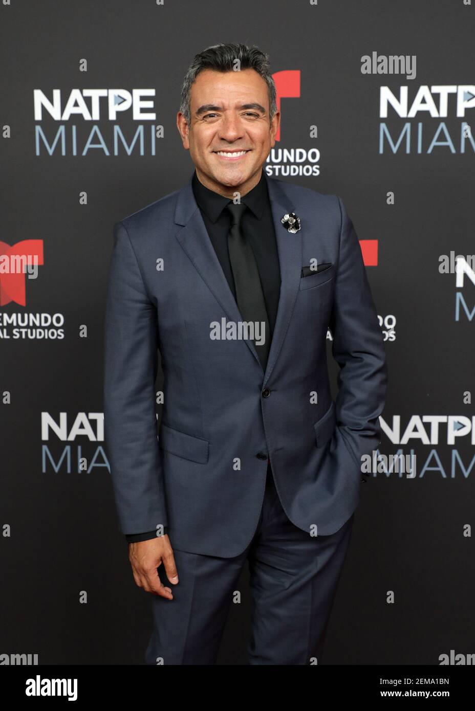 MIAMI BEACH, FL - JANUARY 22: Hector Sandarti arrives at Telemundo ...