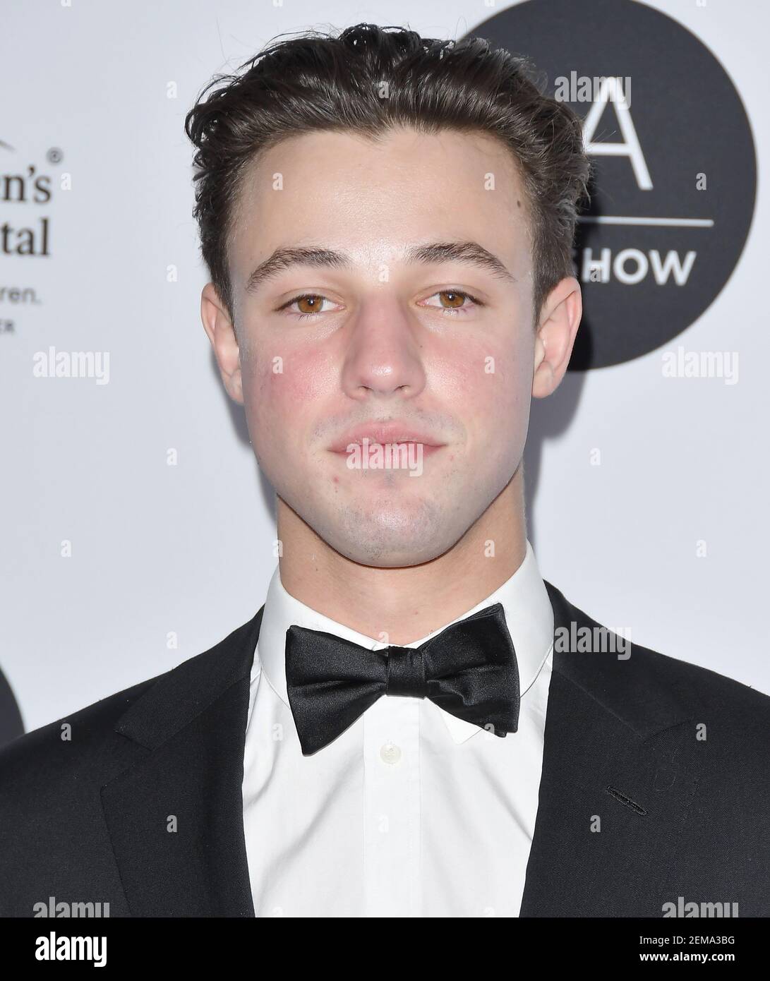 Cameron Dallas arrives at the LA Art Show Opening Night Gala held at ...