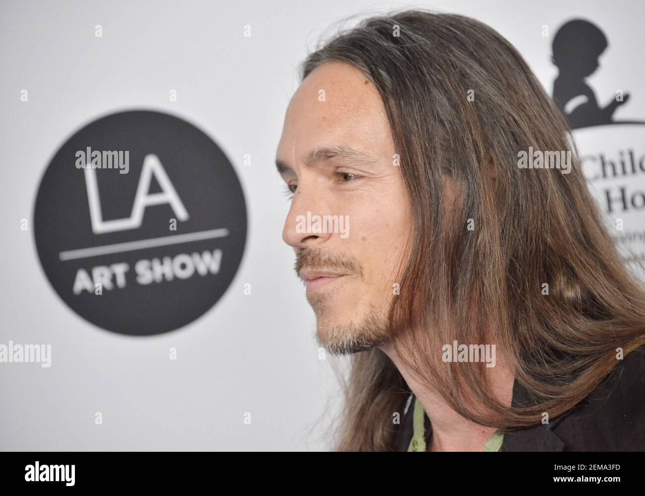 Brandon Boyd arrives at the LA Art Show Opening Night Gala held at the ...