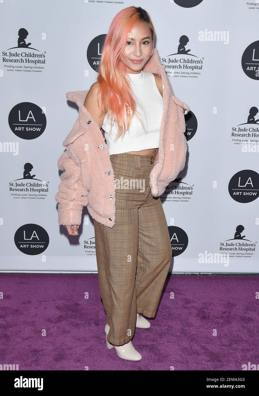 R.T. arrives at the LA Art Show Opening Night Gala held at the Los ...