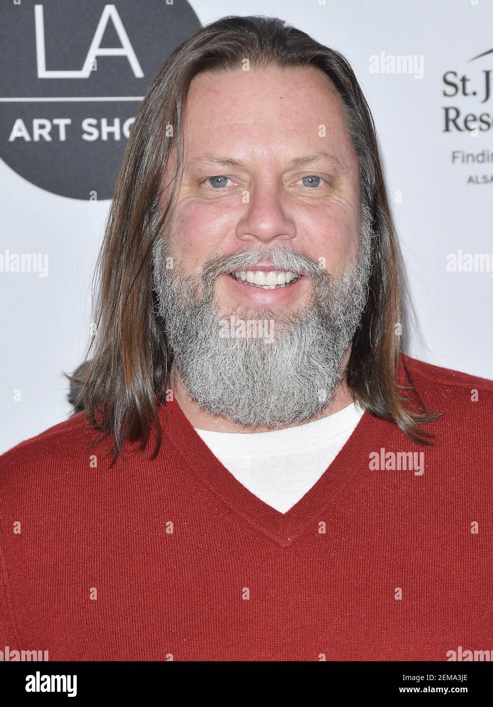 Risk arrives at the LA Art Show Opening Night Gala held at the Los ...