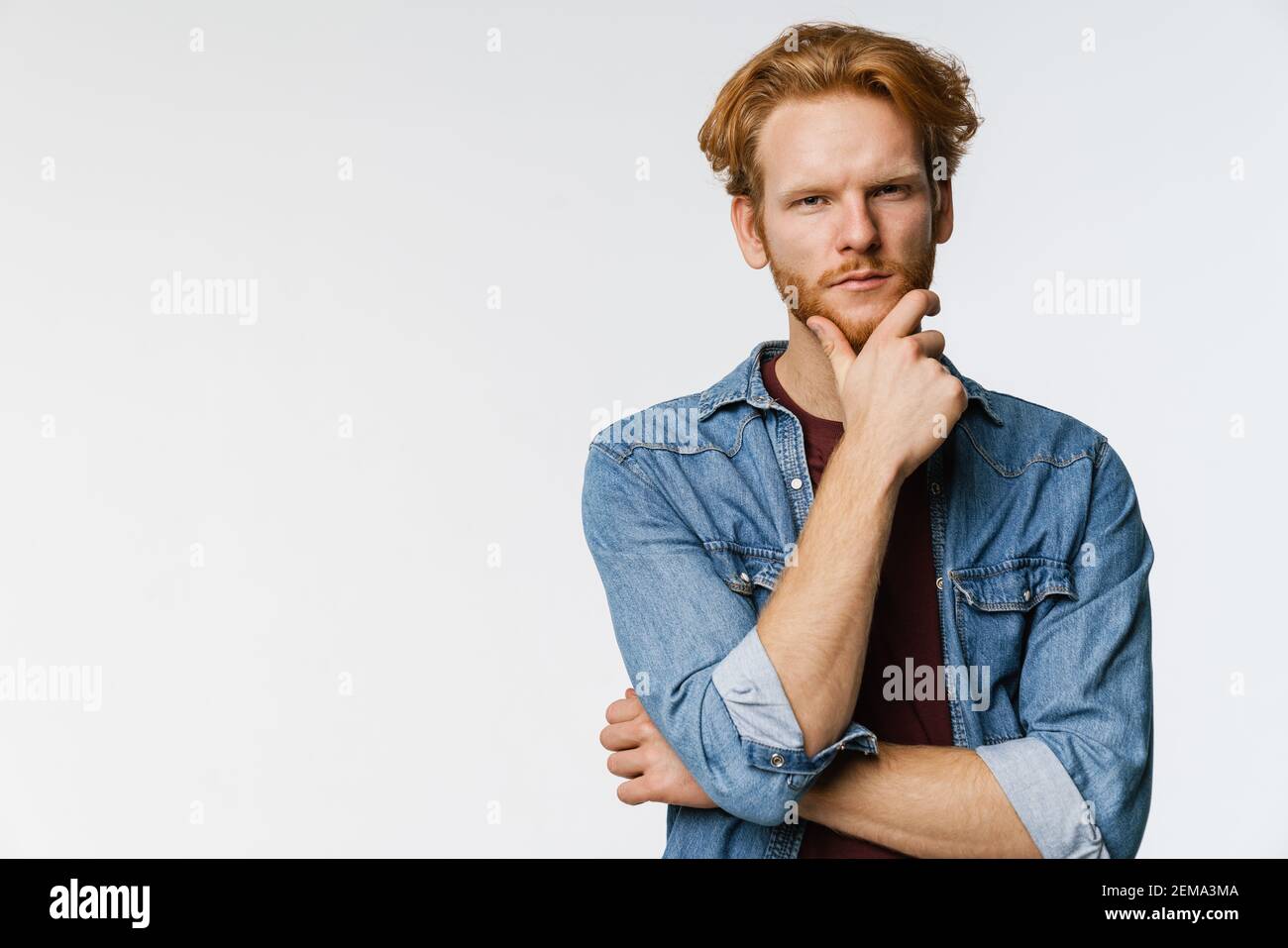 Puzzled brooding hi-res stock photography and images - Alamy