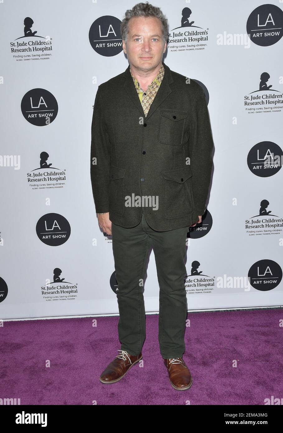 Rex Dean arrives at the LA Art Show Opening Night Gala held at the Los ...