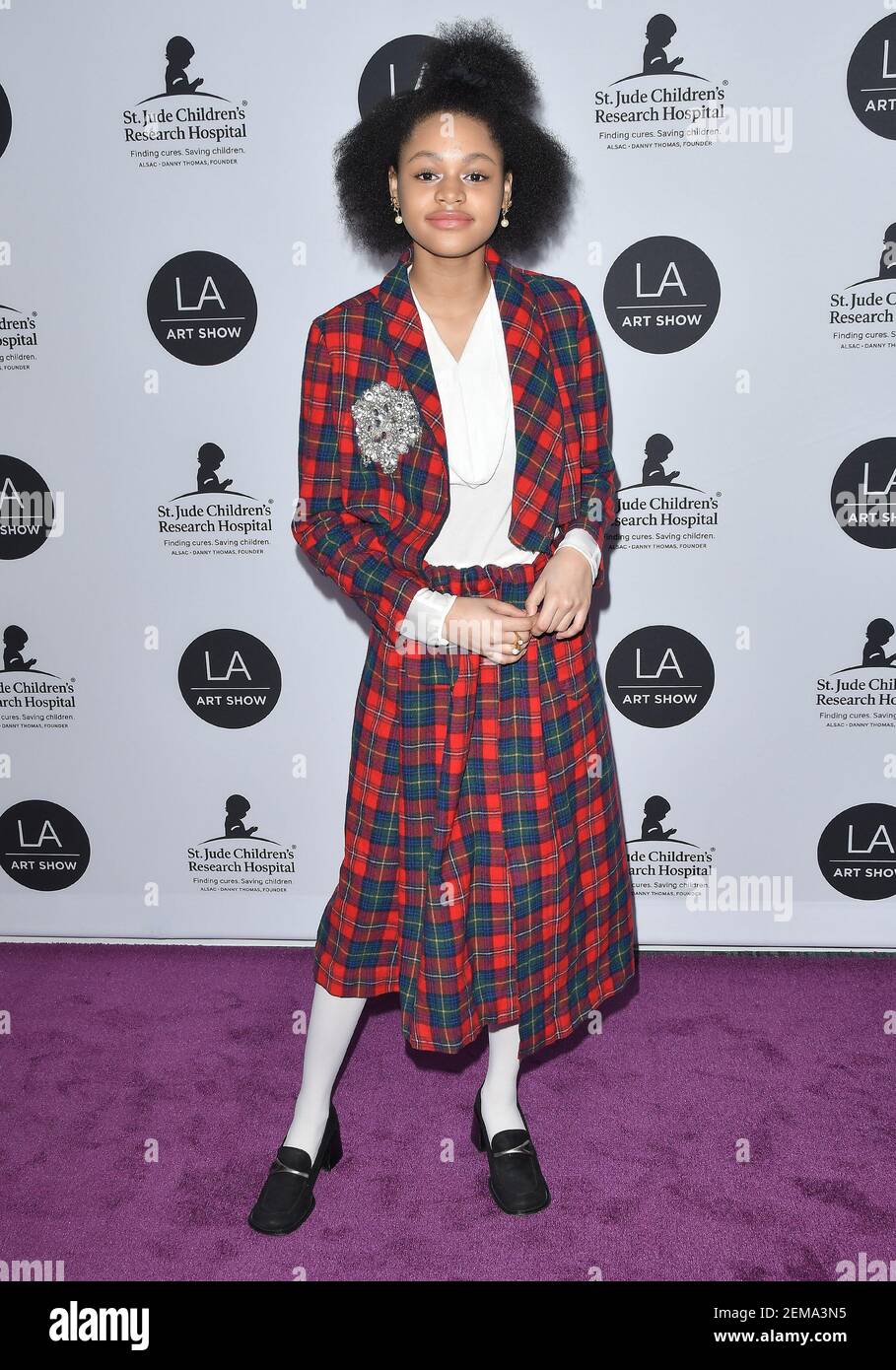 Briana Roy arrives at the LA Art Show Opening Night Gala held at the ...