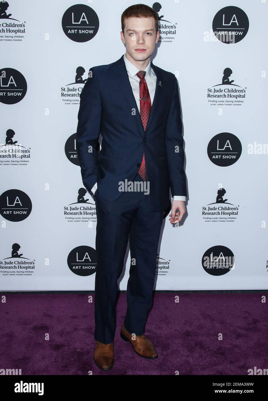 LOS ANGELES, CA, USA - JANUARY 23: Actor Cameron Monaghan arrives at ...