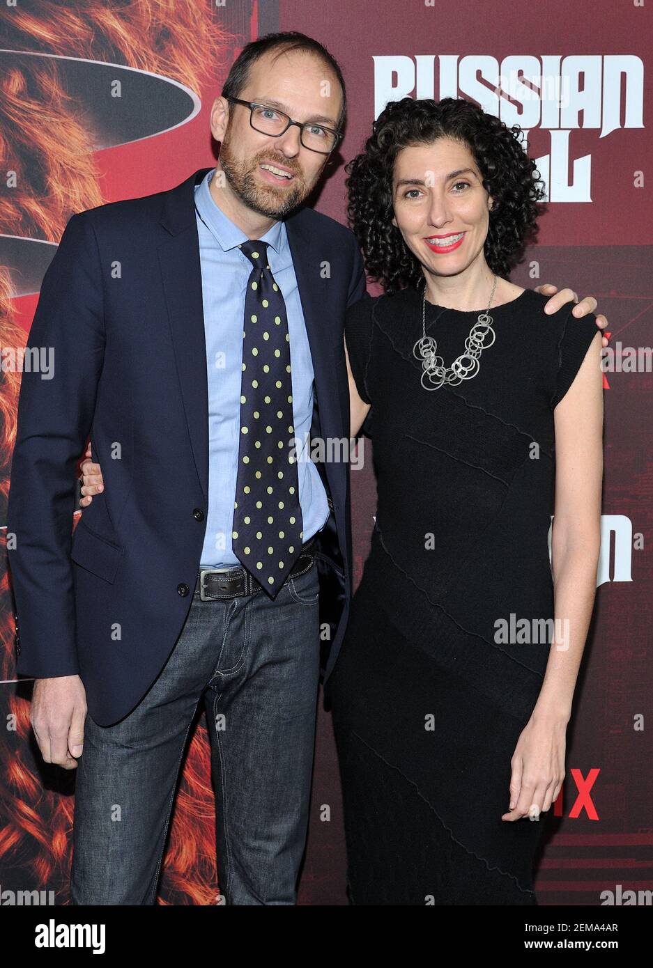 L-R: Adrian Jones and exec. producer Allison Silverman attend the ...