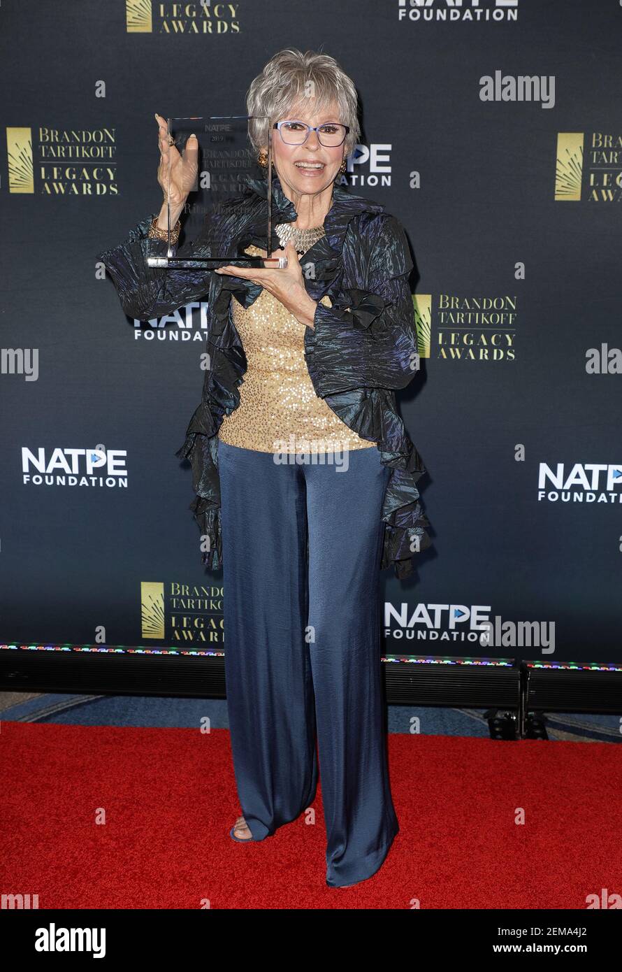 MIAMI BEACH, FL - JANUARY 23: Rita Moreno is seen at the 2019 NATPE ...