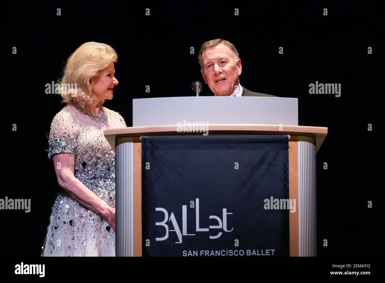 SAN FRANCISCO, CA - January 23 - Dede Wilsey and Carl Pascarella attend ...