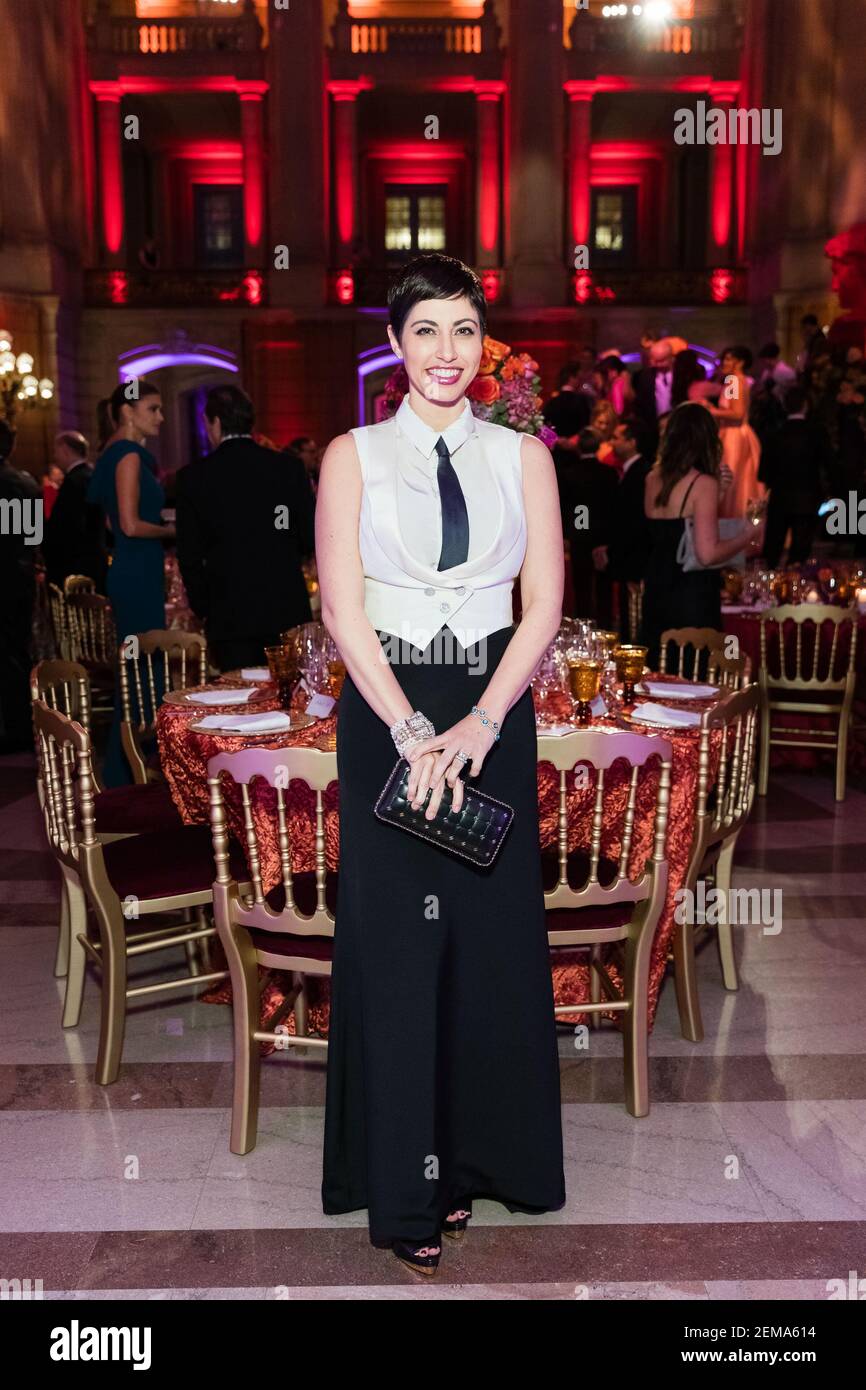 SAN FRANCISCO, CA - January 23 - Chrisa Pappas attends SF Ballet Gala ...