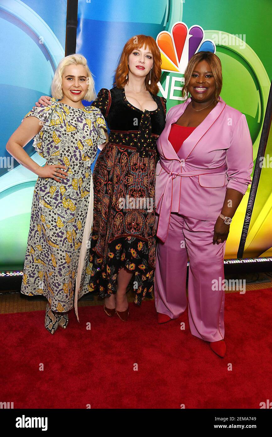 Mae Whitman, Christina Hendricks and Retta of " Good Girls" attends NBC ...