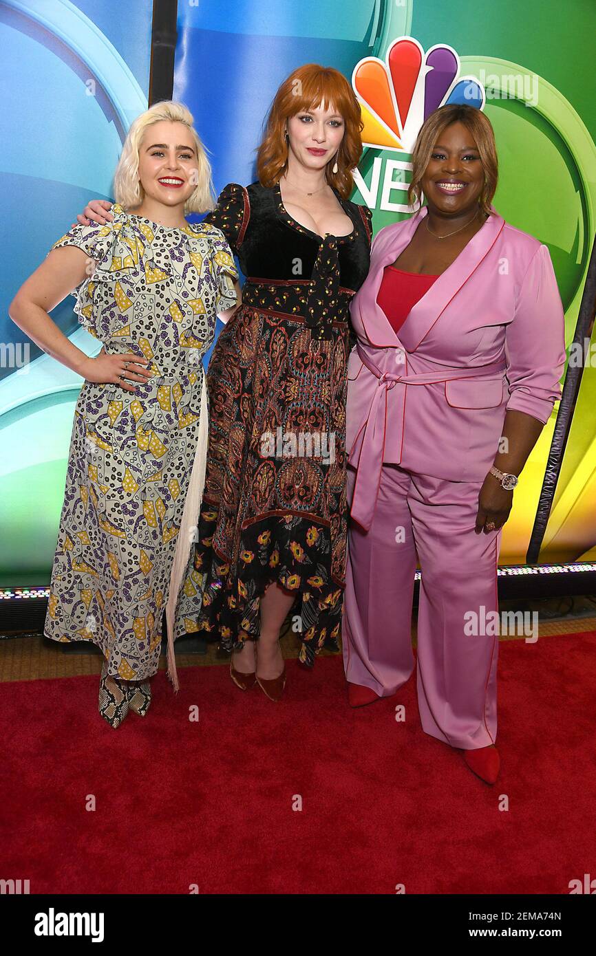 Mae Whitman, Christina Hendricks and Retta of " Good Girls" attends NBC ...