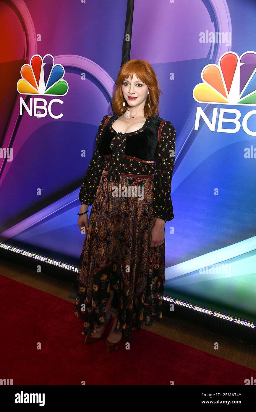 Christina Hendricks of " Good Girls" attends NBC’s Mid-Season Press Day ...