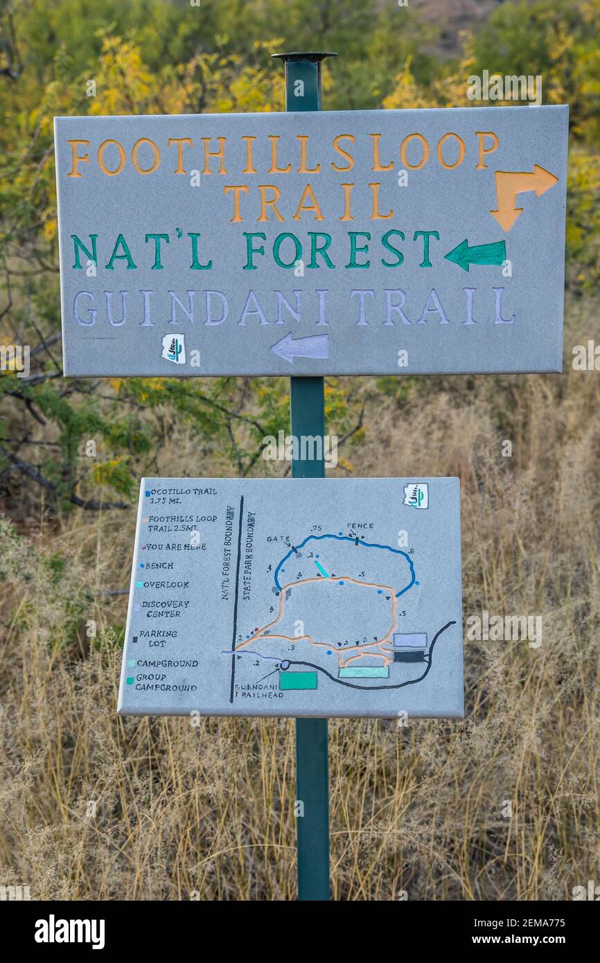 Kartchner Caverns SP, AZ, USA - November 9, 2019: The different kinds ...