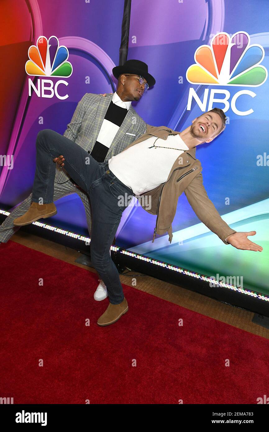 NE-YO and Derek Hough attend NBC’s Mid-Season Press Day 2019 Red Carpet ...
