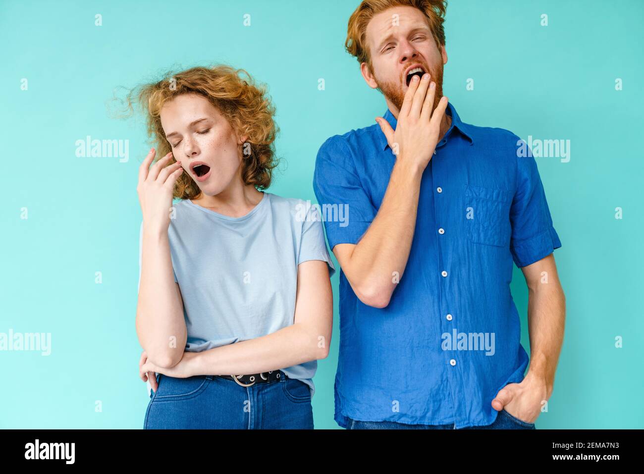 Sad bored young couple hi-res stock photography and images - Alamy