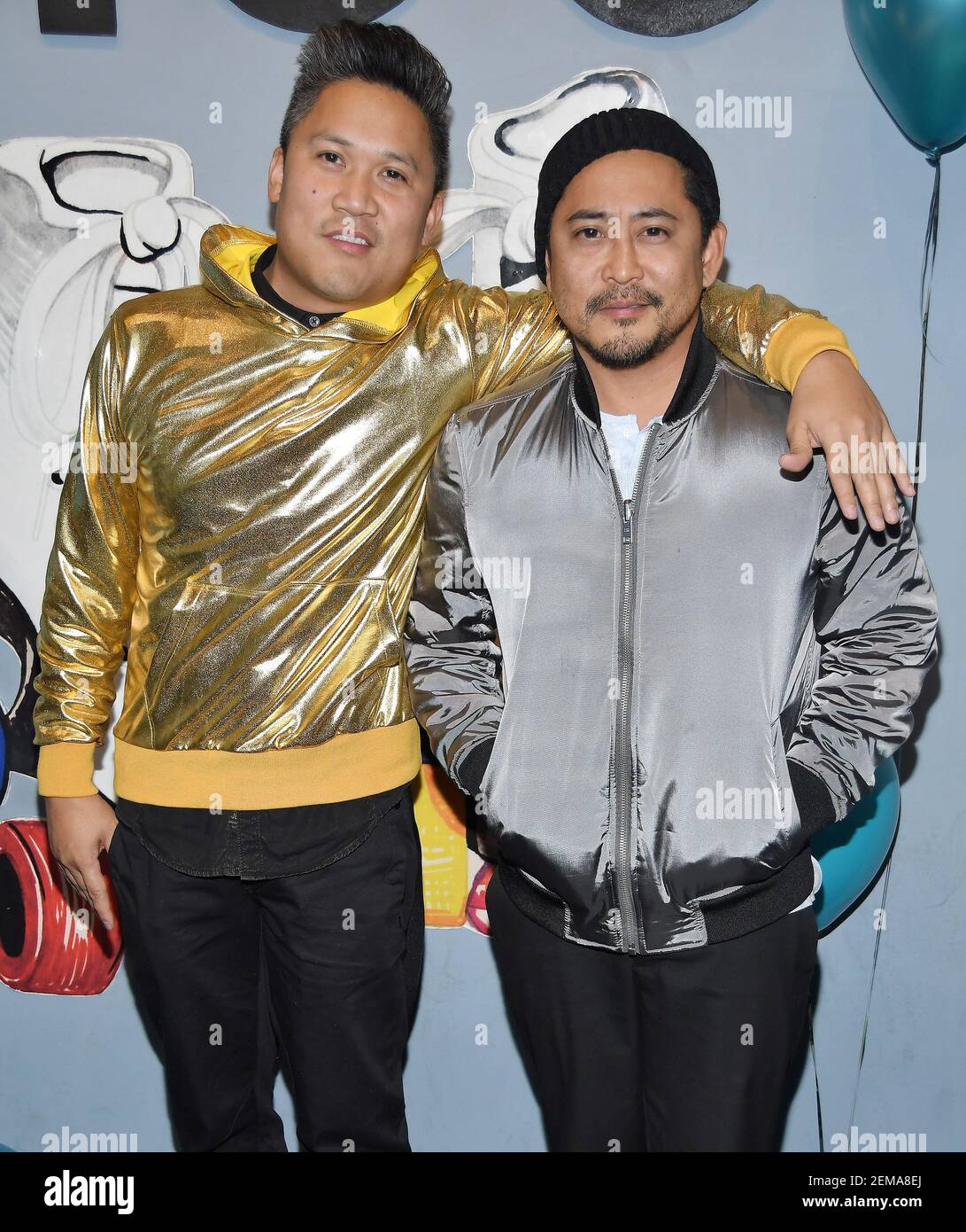 (L-R) Dante Basco and Dion Basco at Jeannie Mai's 40th Birthday Roll ...