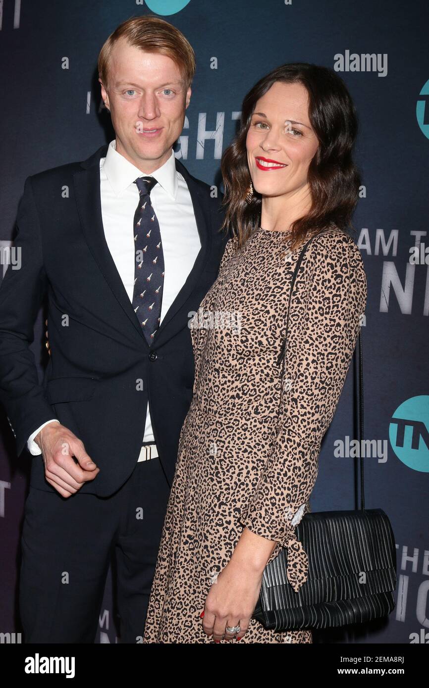 LOS ANGELES - JAN 24: Jay Paulson, Courtney Paulson at the "I Am The Night" Premiere Screening ...