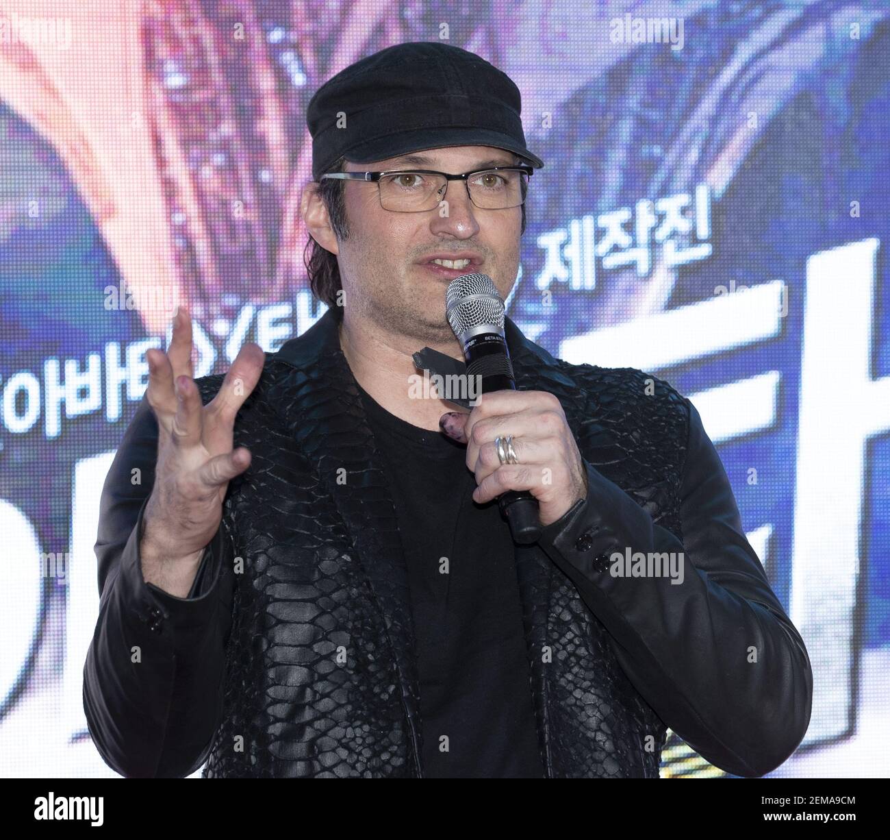 Film director Robert Rodriguez arriving on the red carpet for the film ...