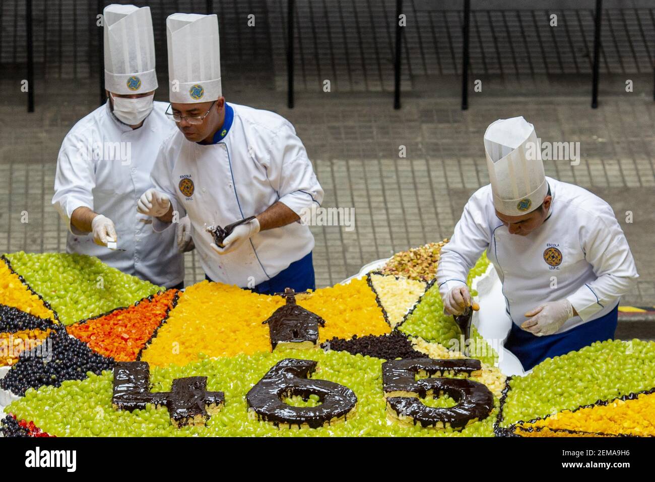 SP - Sao Paulo - 01/25/2019 - Anniversary of Sao Paulo cake of the ...