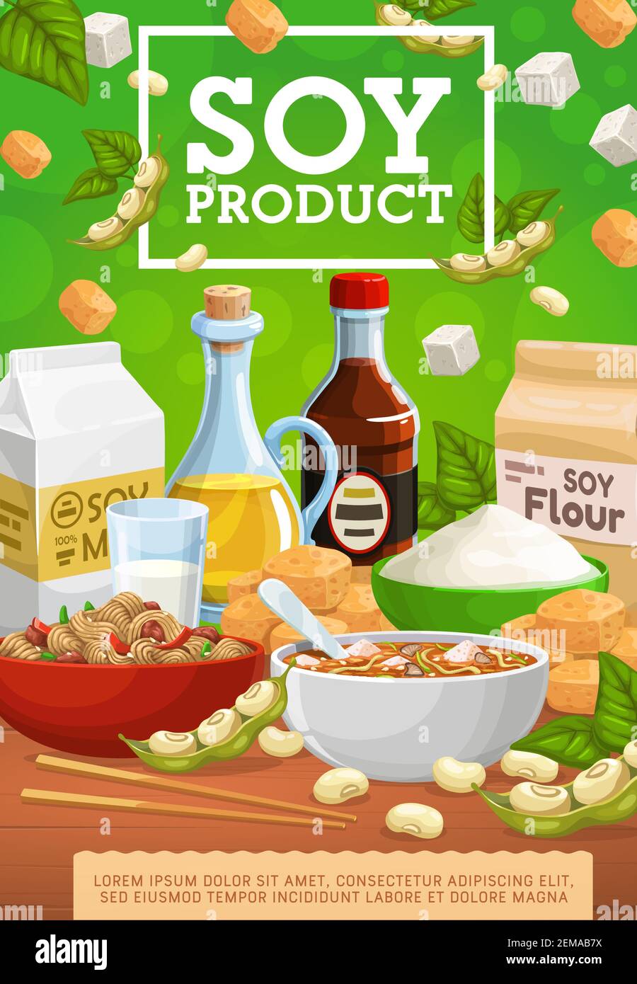 Soya bean sprout noodles hi-res stock photography and images - Alamy