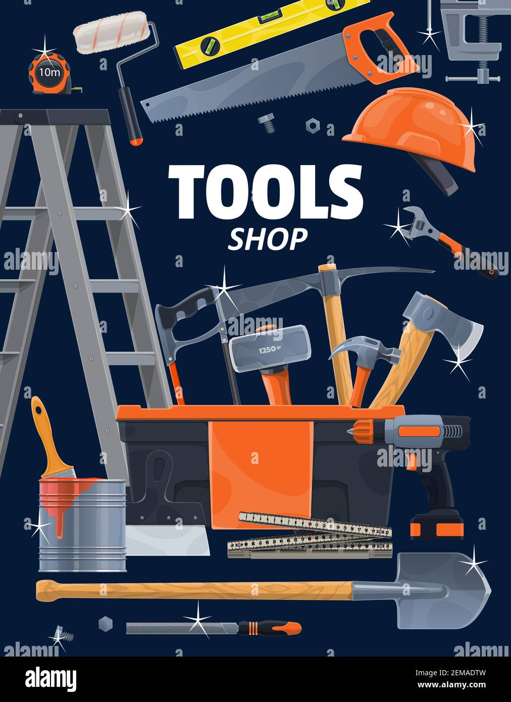 Work tools and instruments, construction, home renovation, repair and ...