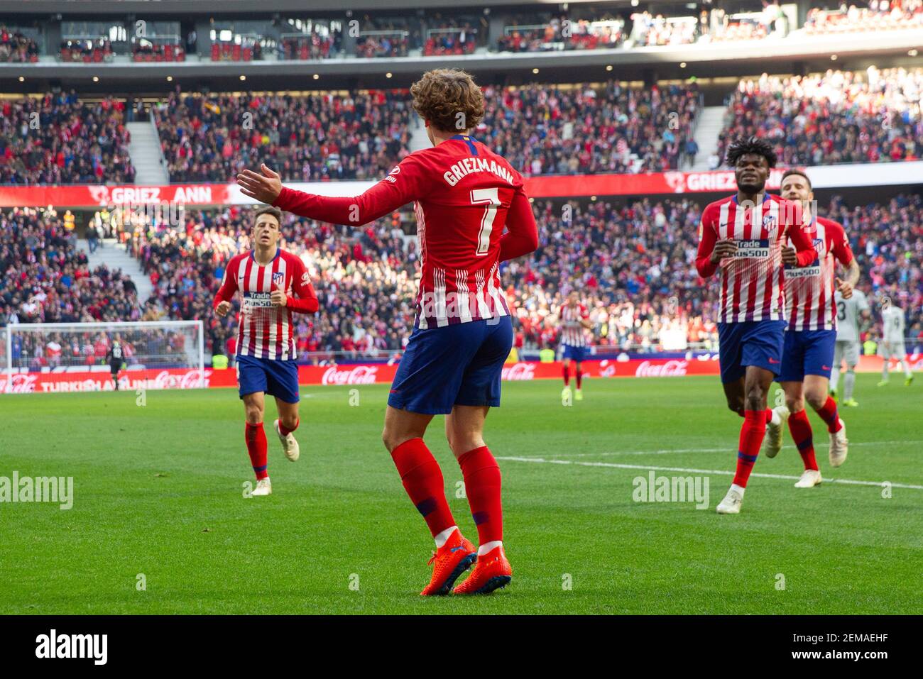 Antoine Griezmann of Atletico Madrid during the match between Atletico ...