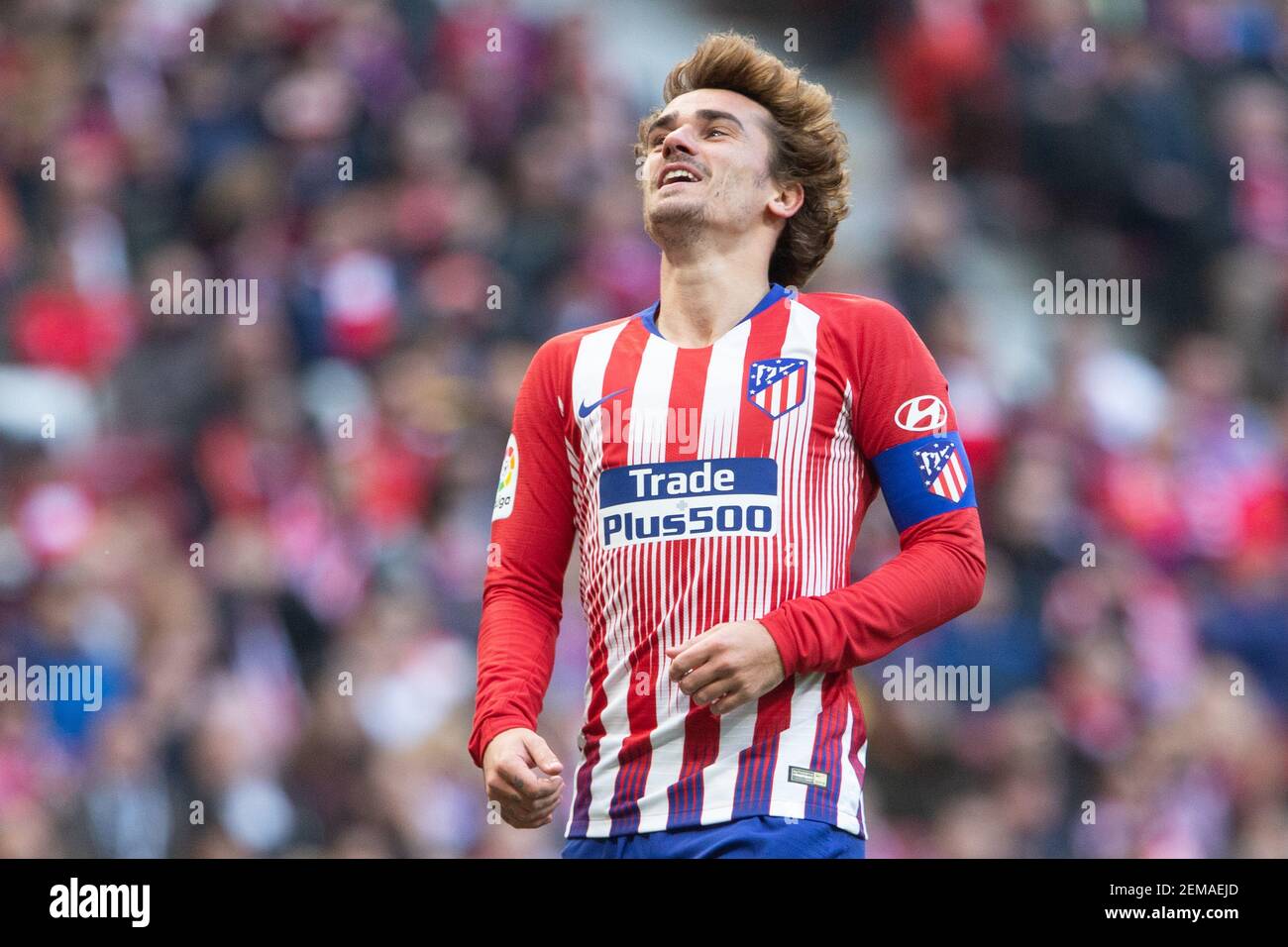 Antoine Griezmann of Atletico Madrid during the match between Atletico ...
