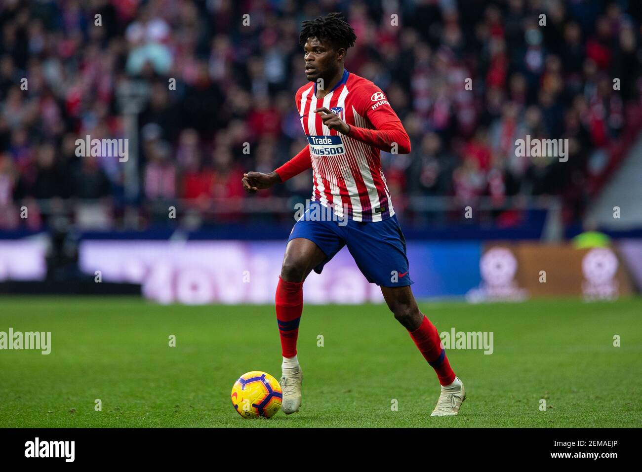 Thomas Partey of Atletico Madrid during the match between Atletico ...