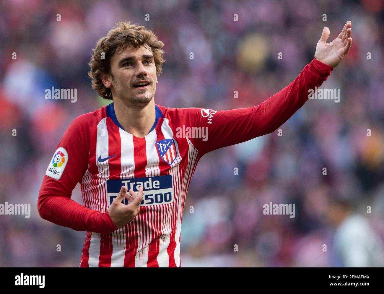 Antoine Griezmann of Atletico Madrid during the match between Atletico ...