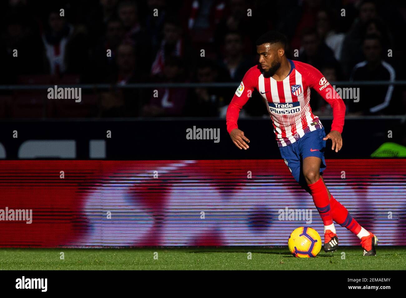 Thomas Lemar of Atletico Madrid during the match between Atletico ...