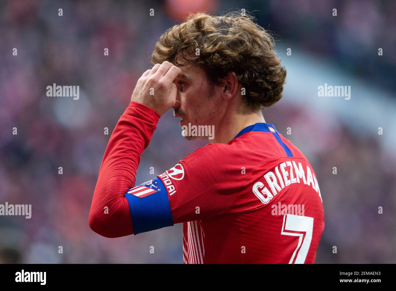 Antoine Griezmann of Atletico Madrid during the match between Atletico ...