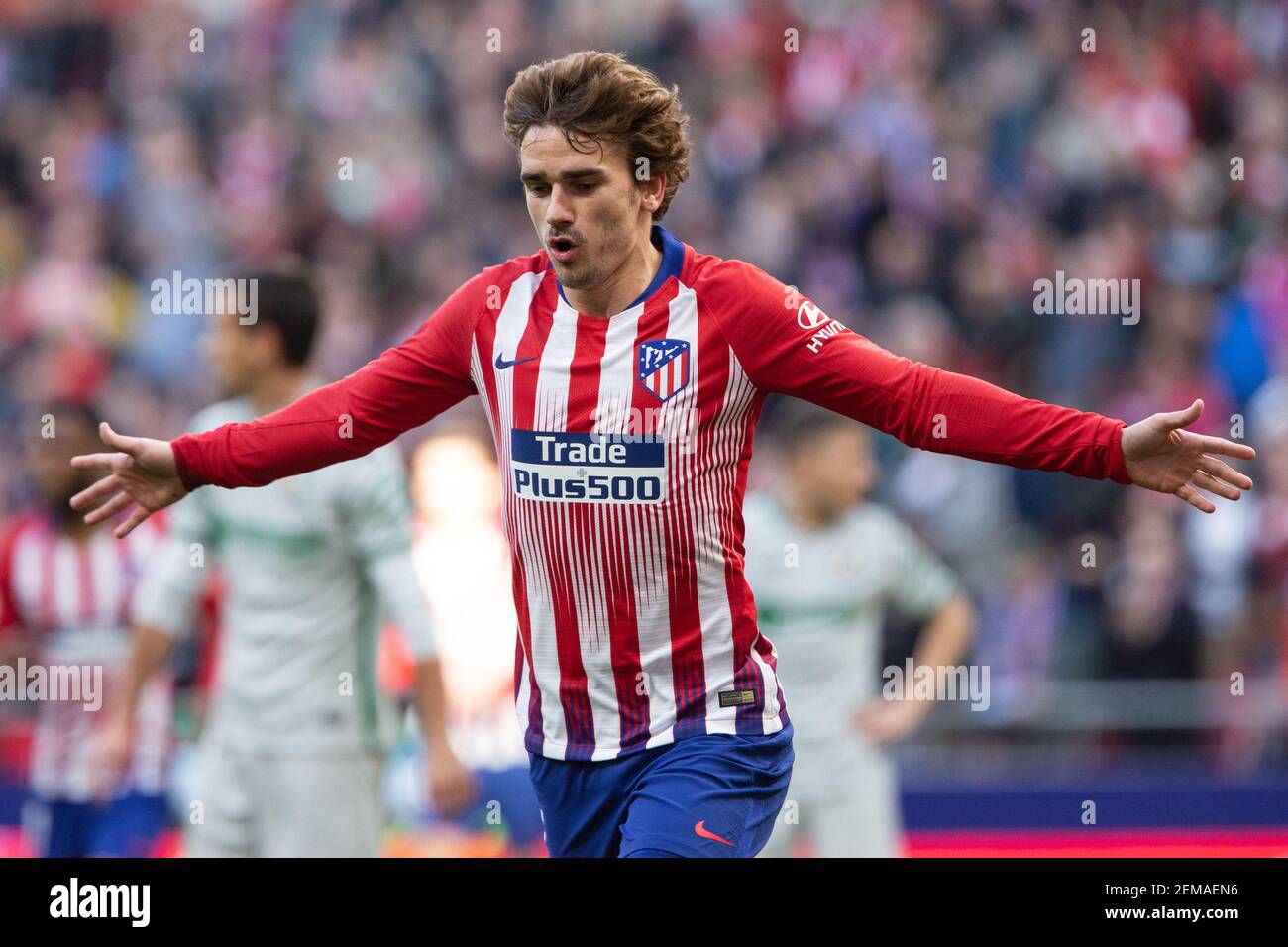 Antoine Griezmann of Atletico Madrid during the match between Atletico ...