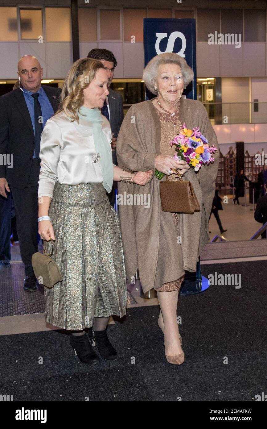 Princess Margarita and Princess Beatrix present at Jumping Amsterdam ...