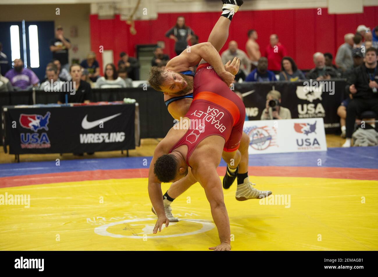 Dom Bradley(Red) of the New York Athletic Club vs. Michael Kosoy ...