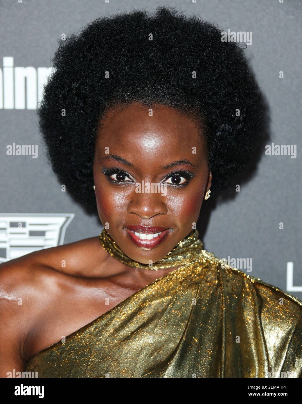 WEST HOLLYWOOD, LOS ANGELES, CA, USA - JANUARY 26: Actress Danai Gurira ...