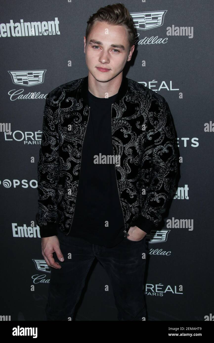 WEST HOLLYWOOD, LOS ANGELES, CA, USA - JANUARY 26: Actor Ben Hardy ...