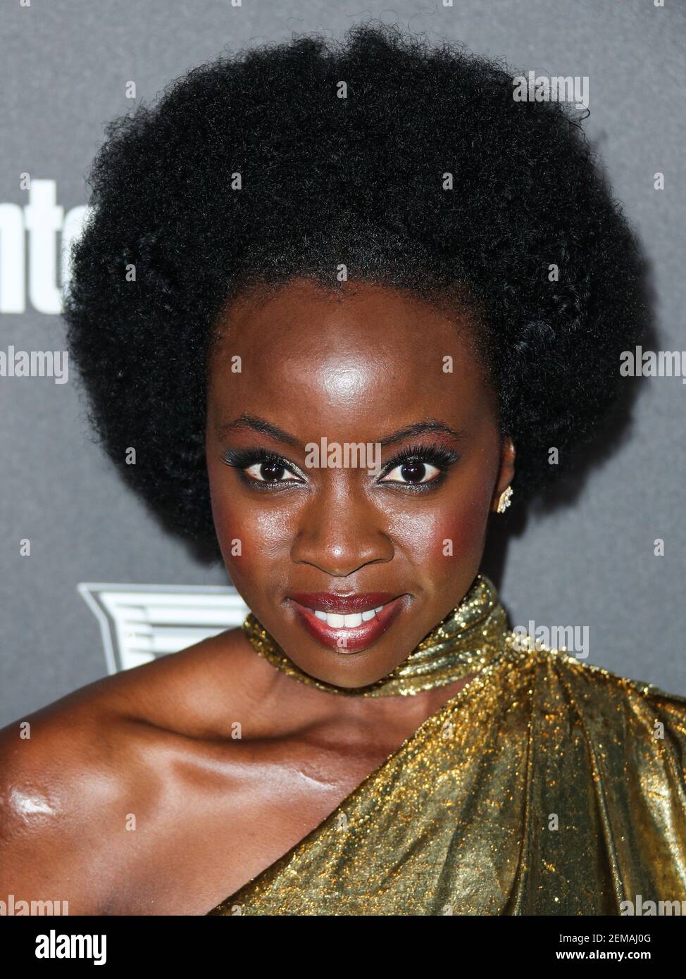 WEST HOLLYWOOD, LOS ANGELES, CA, USA - JANUARY 26: Actress Danai Gurira ...