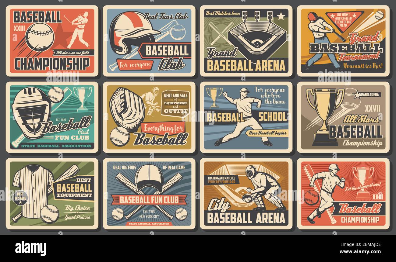 Baseball player and batter with bat, ball at arena. Baseball and ...