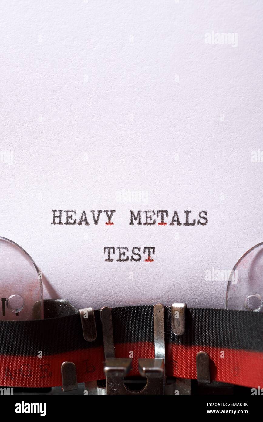 Heavy metal test hi-res stock photography and images - Alamy