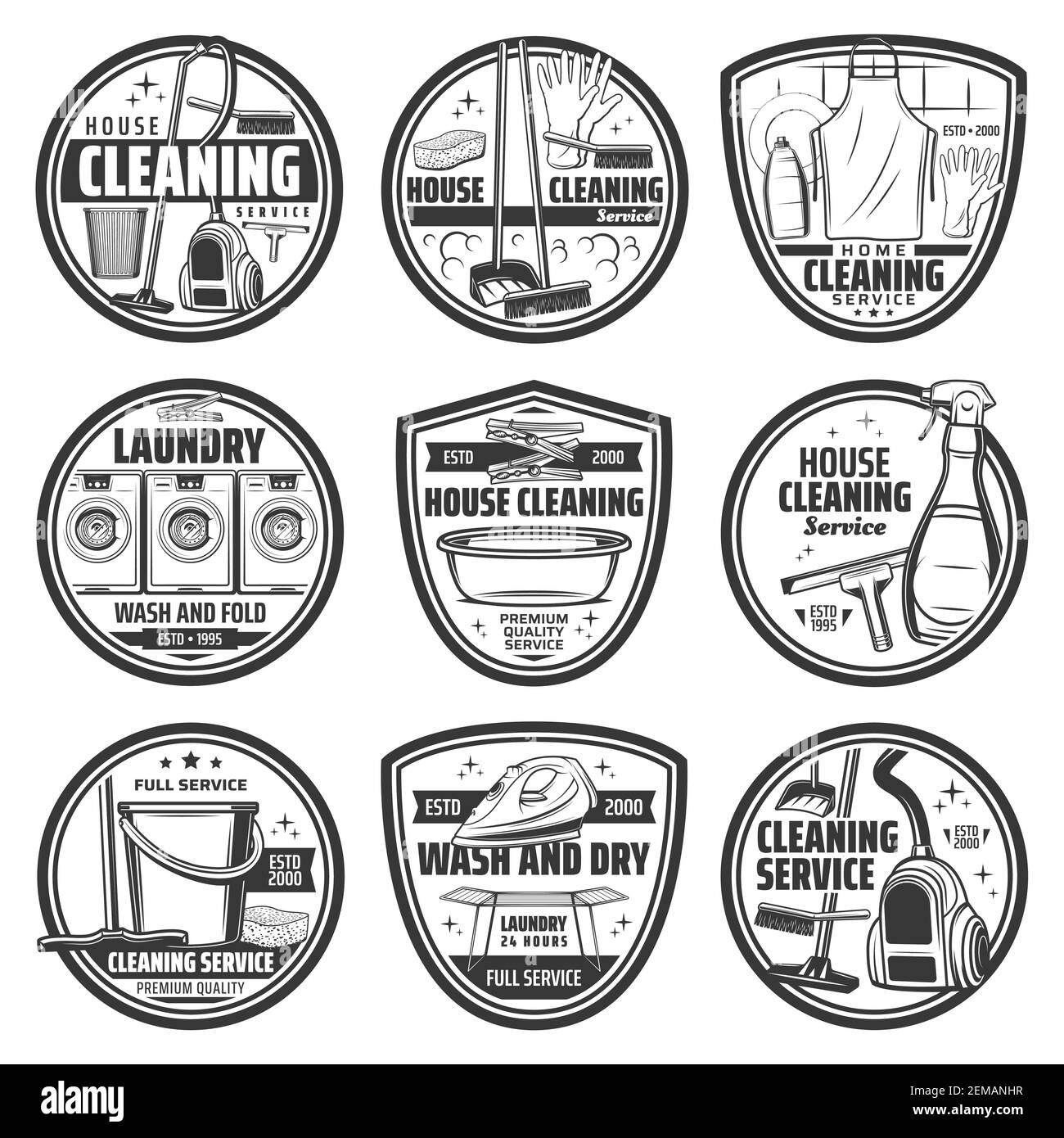 Dishwashing logo icon sign hi-res stock photography and images - Alamy